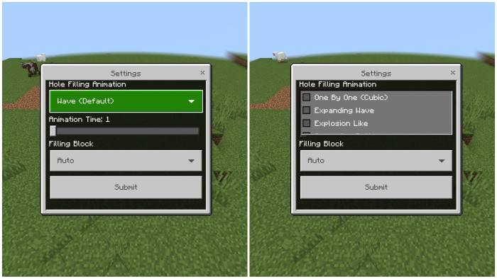 Hole Filler Addon - Minecraft Bedrock Scripts - CurseForge